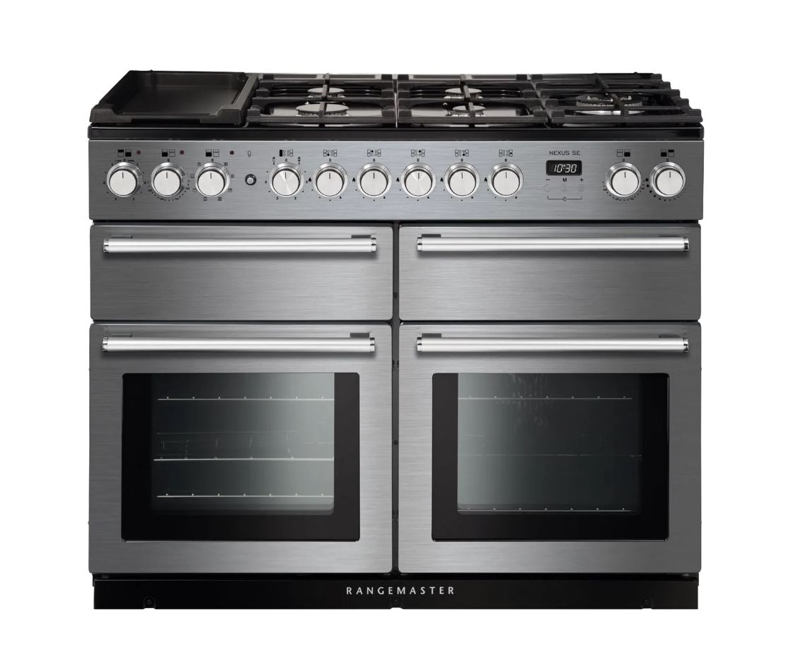 Rangemaster Nexus SE NEXSE110DFFSS/C 110cm wide Dual Fuel Range Cooker