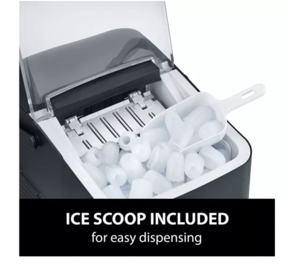 CASO IceChef Compact Ice Cube Maker - Matte Black