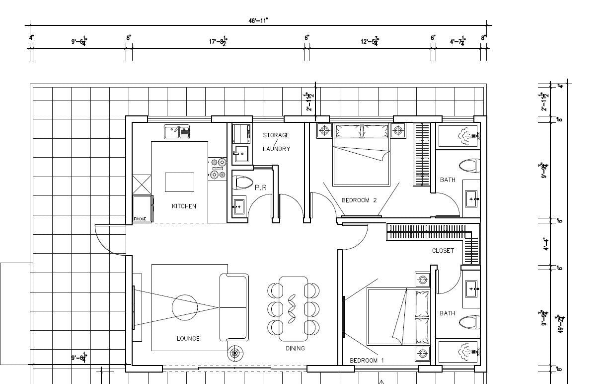 Home Furniture Layout Plan